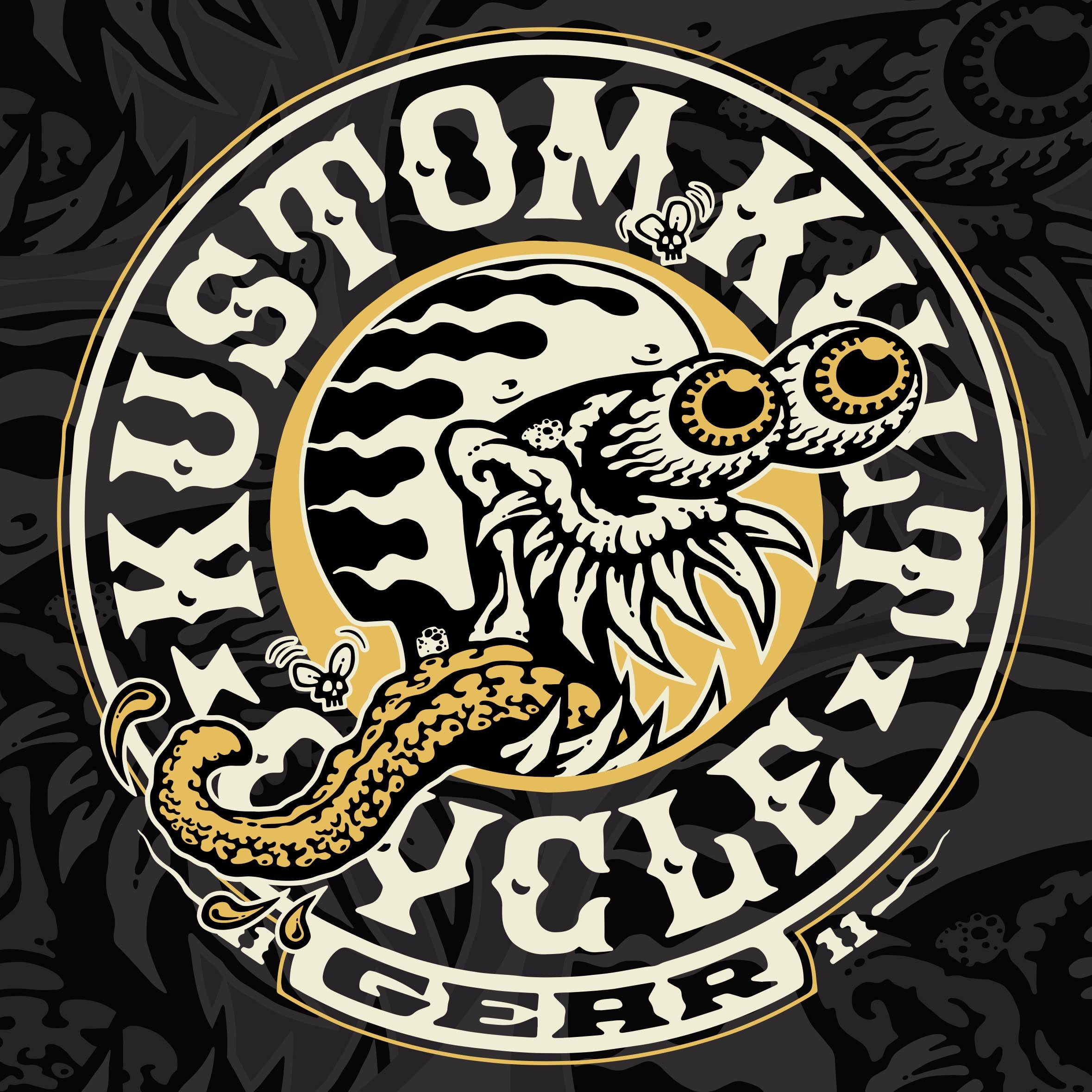 CYCLE FREAK ~ BONE - BANNER – KUSTOM KULT®