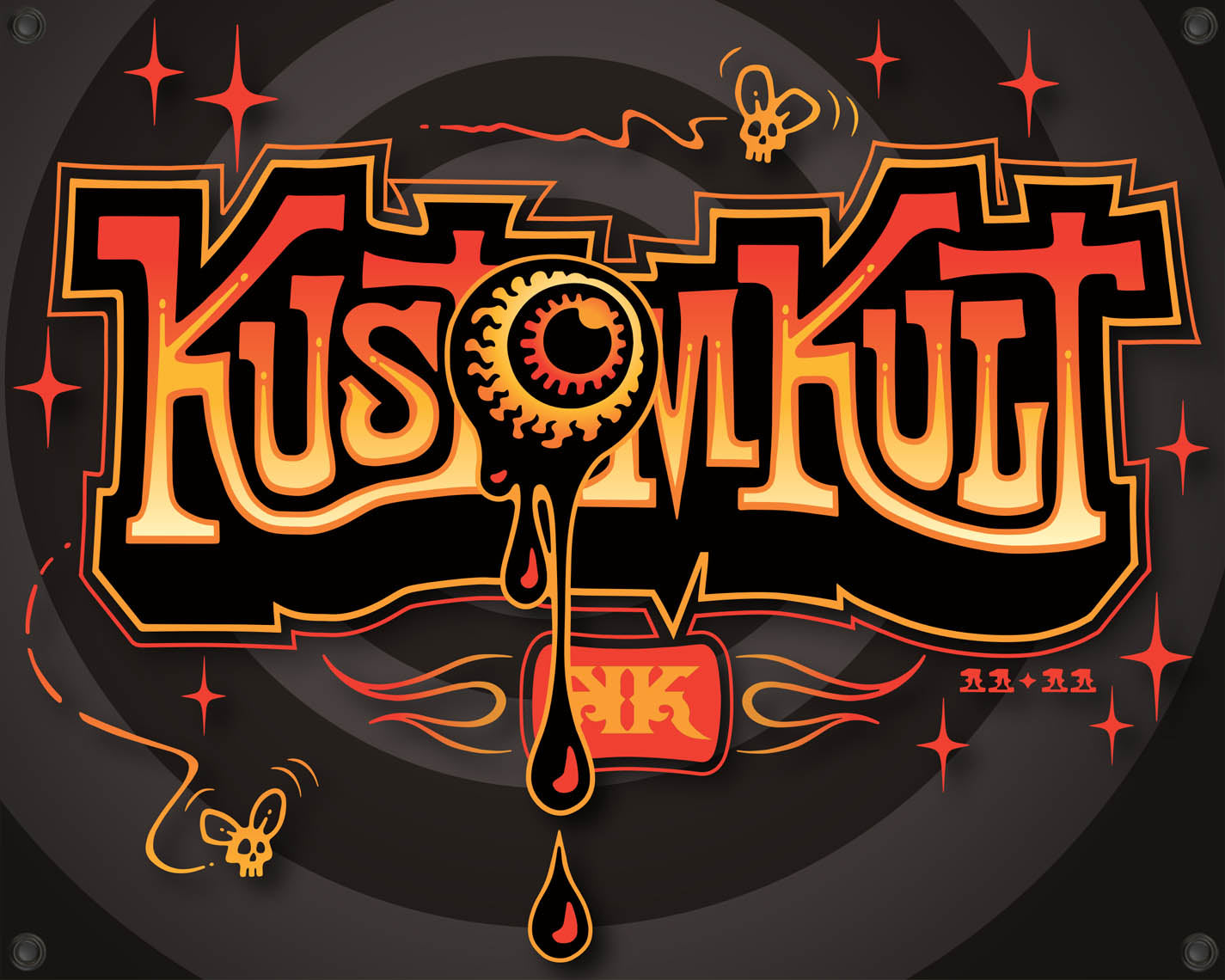 DRIPPY ~ FIRE - BANNER – KUSTOM KULT®