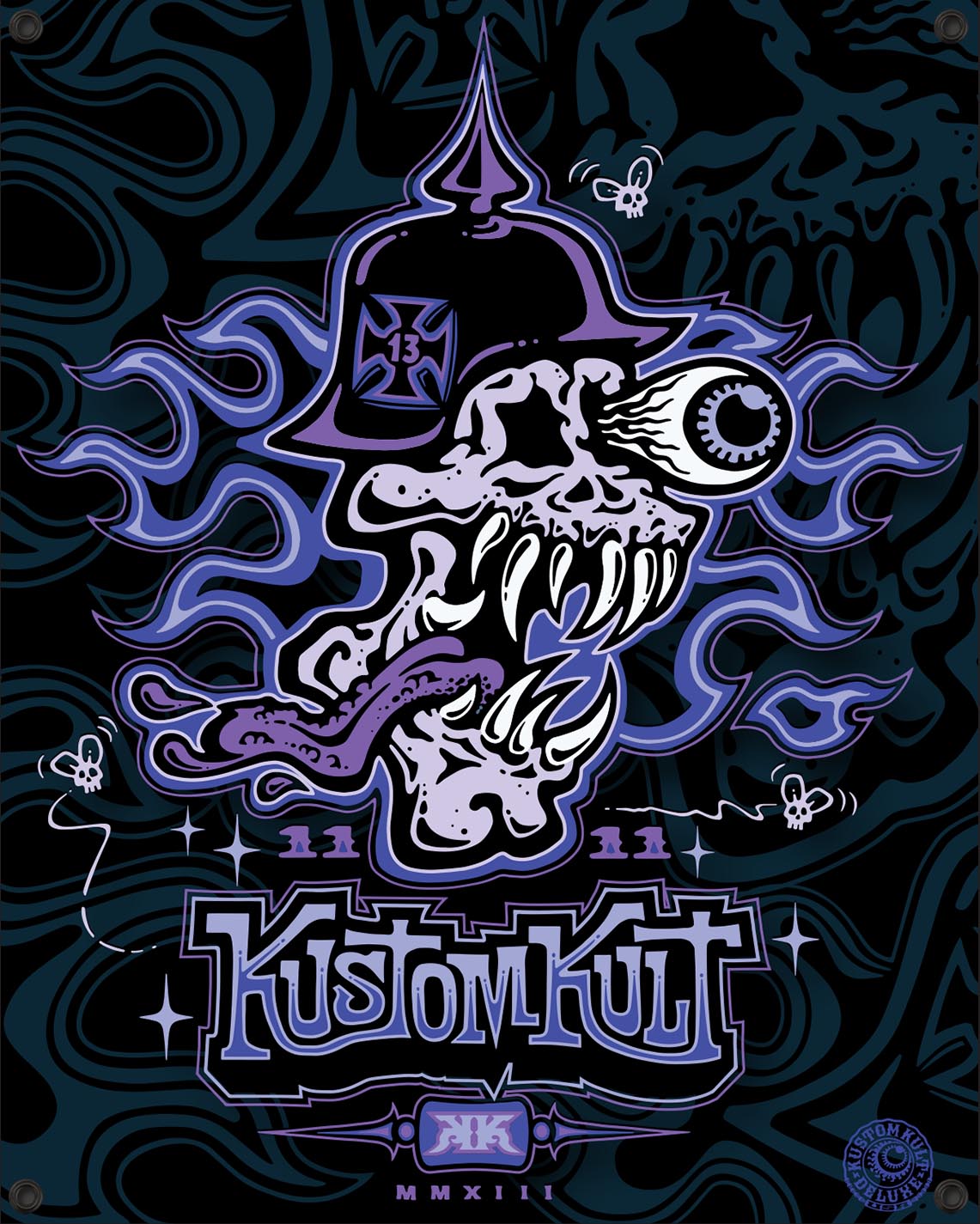 VON SKULLY - Purple Reign - BANNER – KUSTOM KULT®