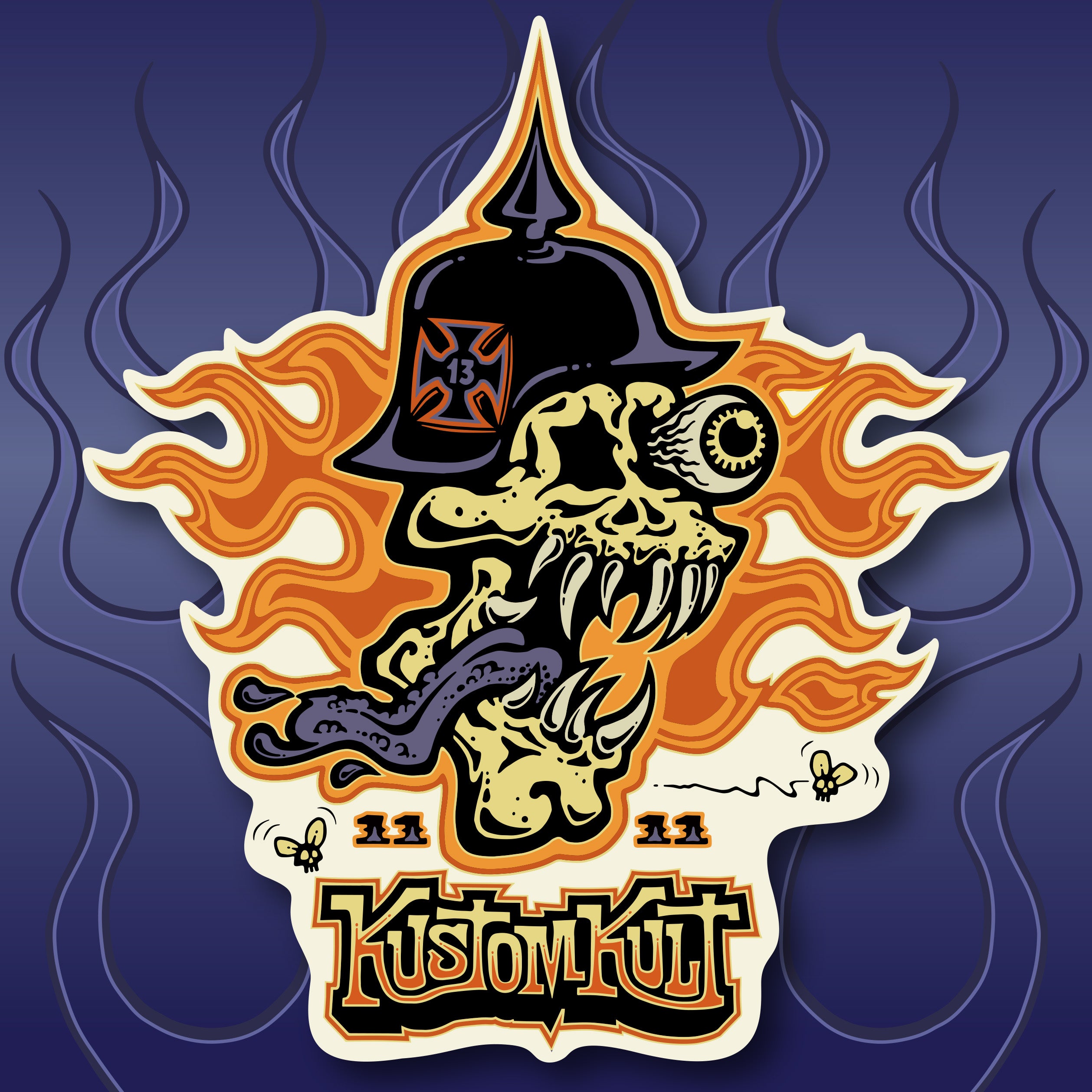 VON SKULLY - Sticker – KUSTOM KULT®